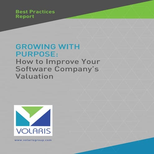 Growing with Purpose: How to Improve Your Software Company's Evaluation ...