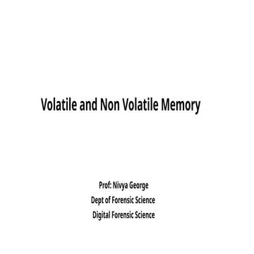 Volatile and Non Voloatile Memory in DFS.pptx
