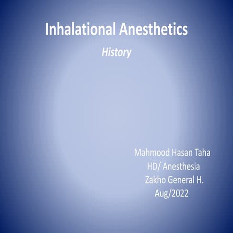 Volatile Anesthesia History.pptx
