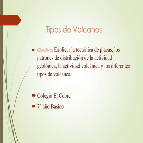 volcanes y sus tipos, descripcionPPT.pdf