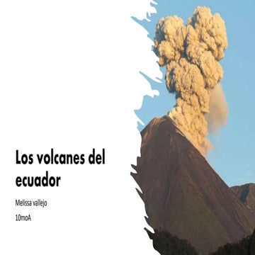 Volcanes del ecuador | PPTX