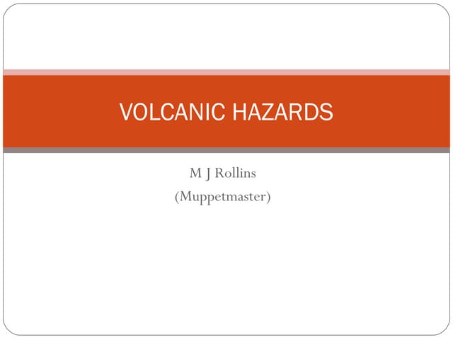 What are volcanic hazards 1 | PDF