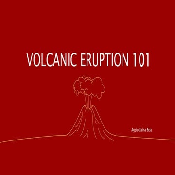 Volcanic eruption 101 | PPT