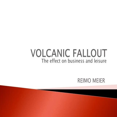 Volcanic fallout | PPTX