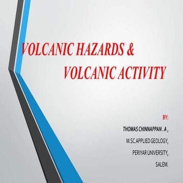 volcanic hazards & volcanic activities | PPT