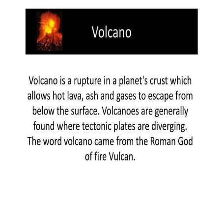 Volcano | PPT