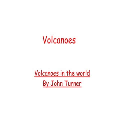 Volcanoes | PPSX