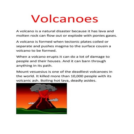 Volcanoes | PDF