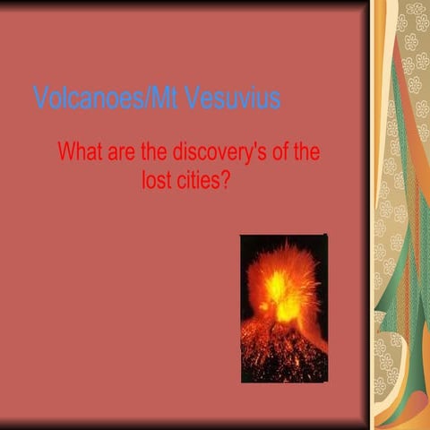 Pompeii Part 5: Investigating the past | PPT