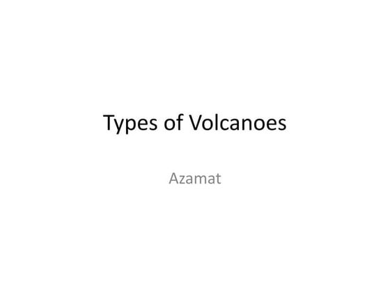 Volcano III - Hazards | PPT