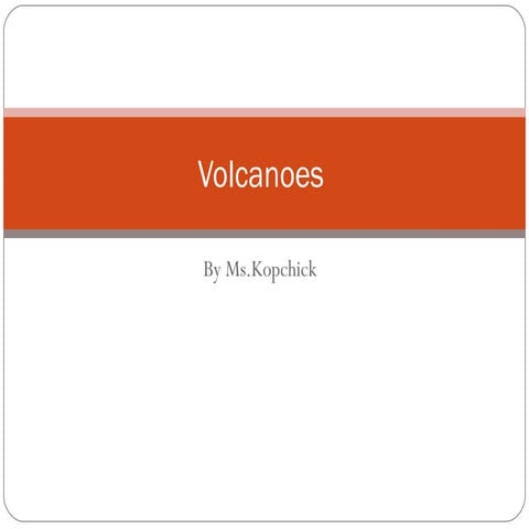 Volcano Powerpt | PPT