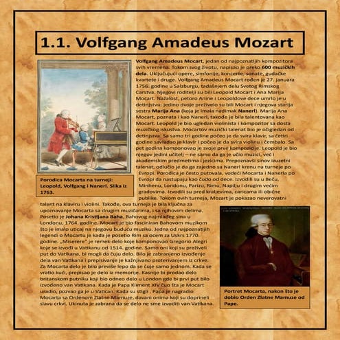 Izvanredni Život Volfganga Amadeusa Mocarta | PDF