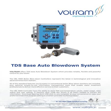 Volfram boiler-auto-blow-down | PDF