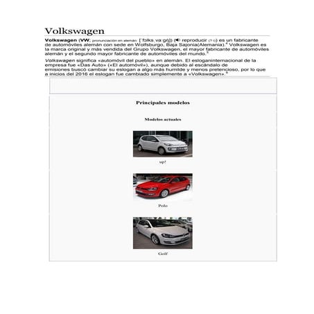 Volkswagen | PDF
