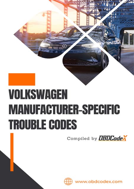 BMW Manufacturer-specific OBD2 Trouble Codes List - OBDCodex | PDF ...