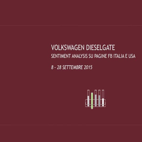 Volkswagen dieselgate - Sentiment Analysis | PPT