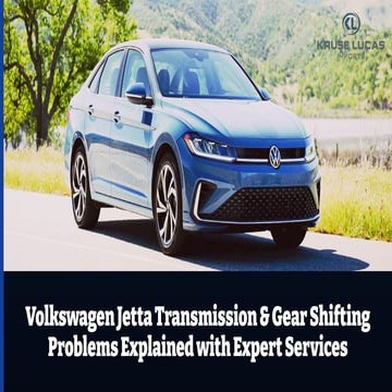Volkswagen Jetta Transmission & Gear Shifting Problems Explained with ...
