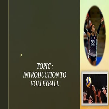 Volleyball | PPT