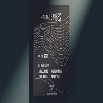 Voltage Vibes Flyer - Techno Music Party | PDF | Dance and Electronic Music | Music