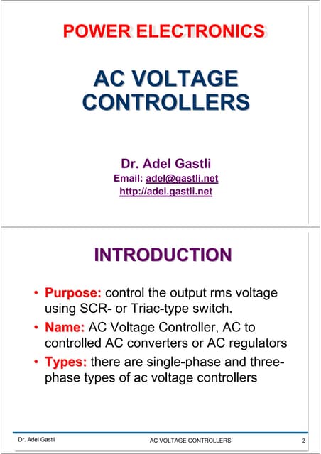 Three Phase to Three phase Cycloconverter | PPTX | Technology & Computing