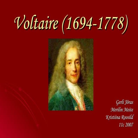 Voltaire | PPT
