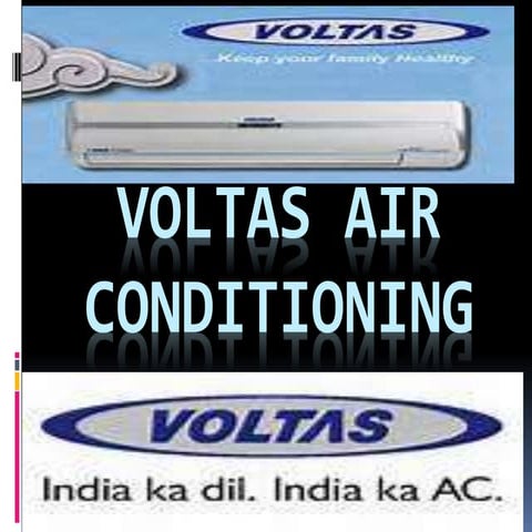 Voltas air conditioning | PPTX