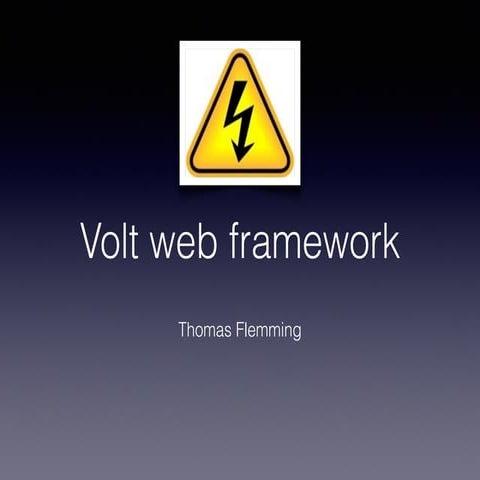 Volt ruby framework | PDF