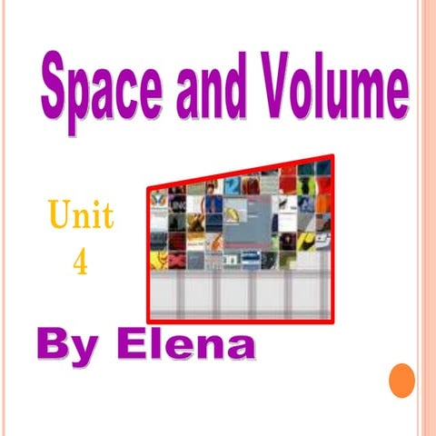 Volume and space | PPT
