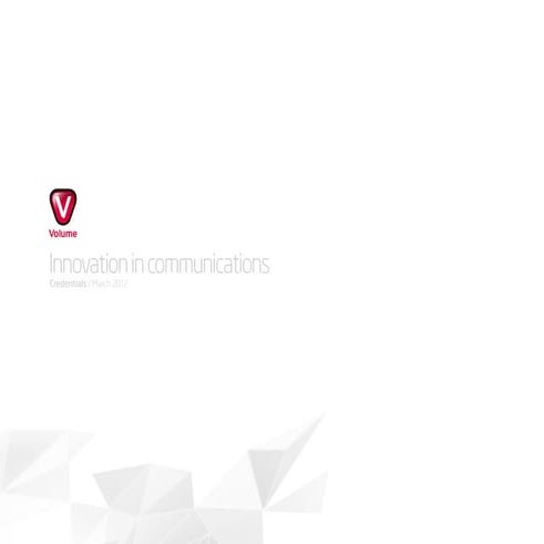 Volume Credentials | PDF