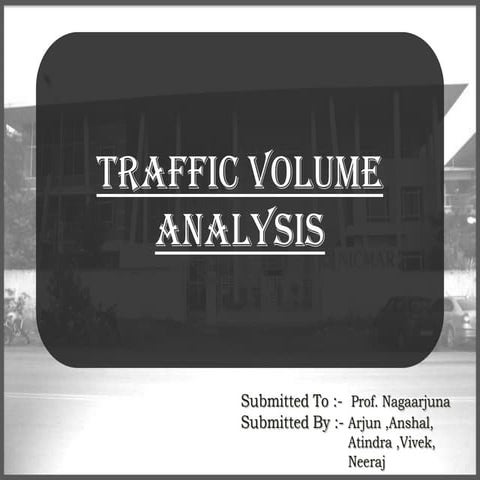 Volume data anlaysis | PPT
