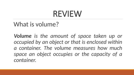Cylinders, cones and spheres | PPTX