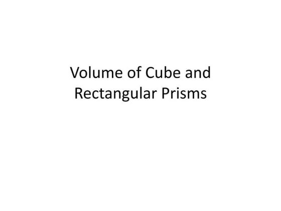 a detailed lesson plan in mathematics VI(volume of rectangular prism | PDF