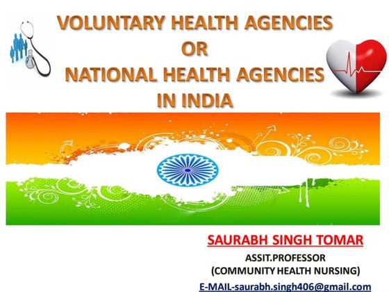 Voluntary health agencies in india | PPTX