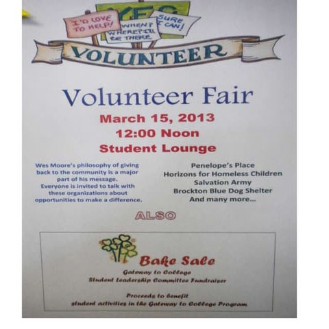 Volunteer fair | PPTX