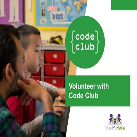 Volunteer for code club presentation (日本語) | PDF