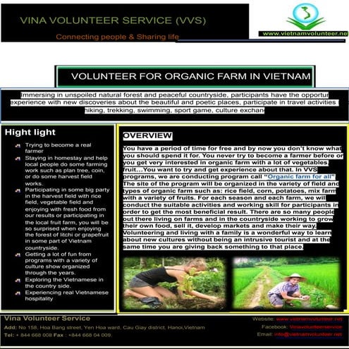 Volunteer for organic_farm_in_vietnam | PPTX