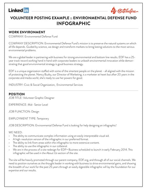 Volunteer storytelling posting example | PDF