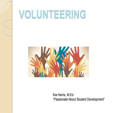 Volunteering | PPTX