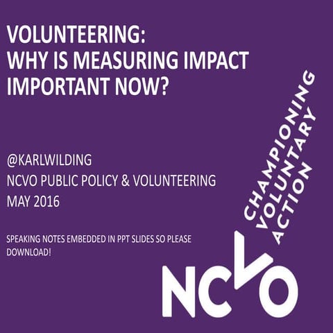 Why the voluntary sector still matters | PPTX