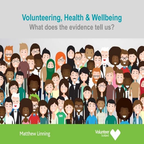 Volunteering, health & wellbeing presentation | PPTX