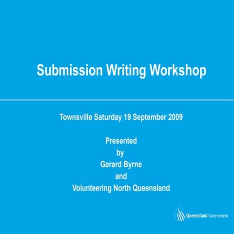 Grants Writing in Australia | PPT