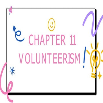 volunteerism | PPTX