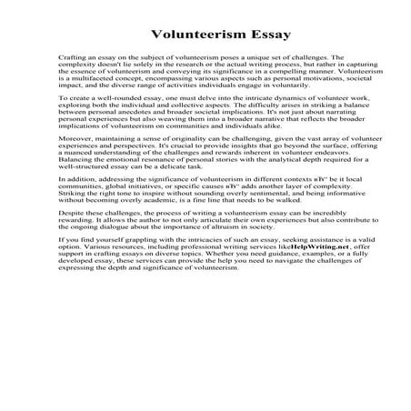 Volunteerism Essay.pdf