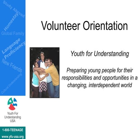 Volunteer orientation 1 1 | PPT