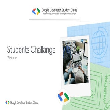 Student Challange as Google Developers at NKOCET | PPTX