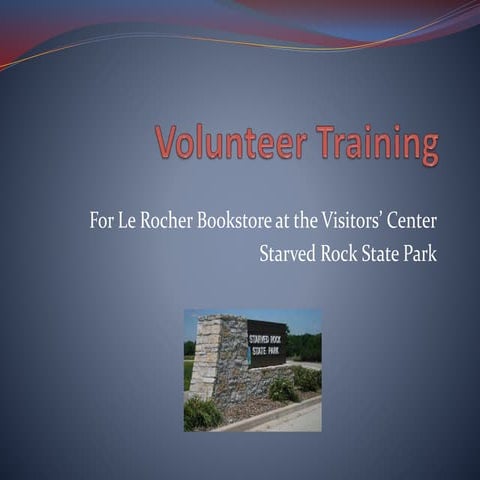 Volunteer training | PPT