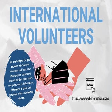 volunteer travel programs.pdf (VWB INTERNATIONAL) | PDF