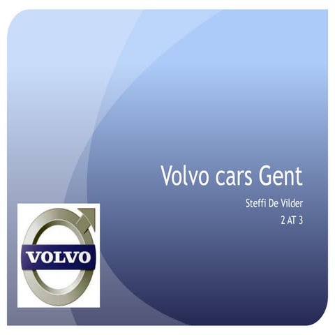 Financial analysis of Volvo | PPTX