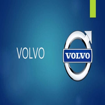 Volvo-ի մասին | PPTX