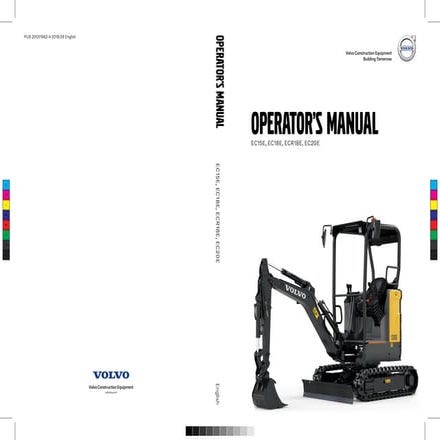 Volvo - EC18E - Excavator user Manual.pdf